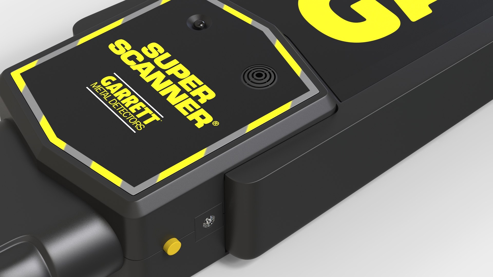 Hand-held Security Metal Detector Model - TurboSquid 1430293