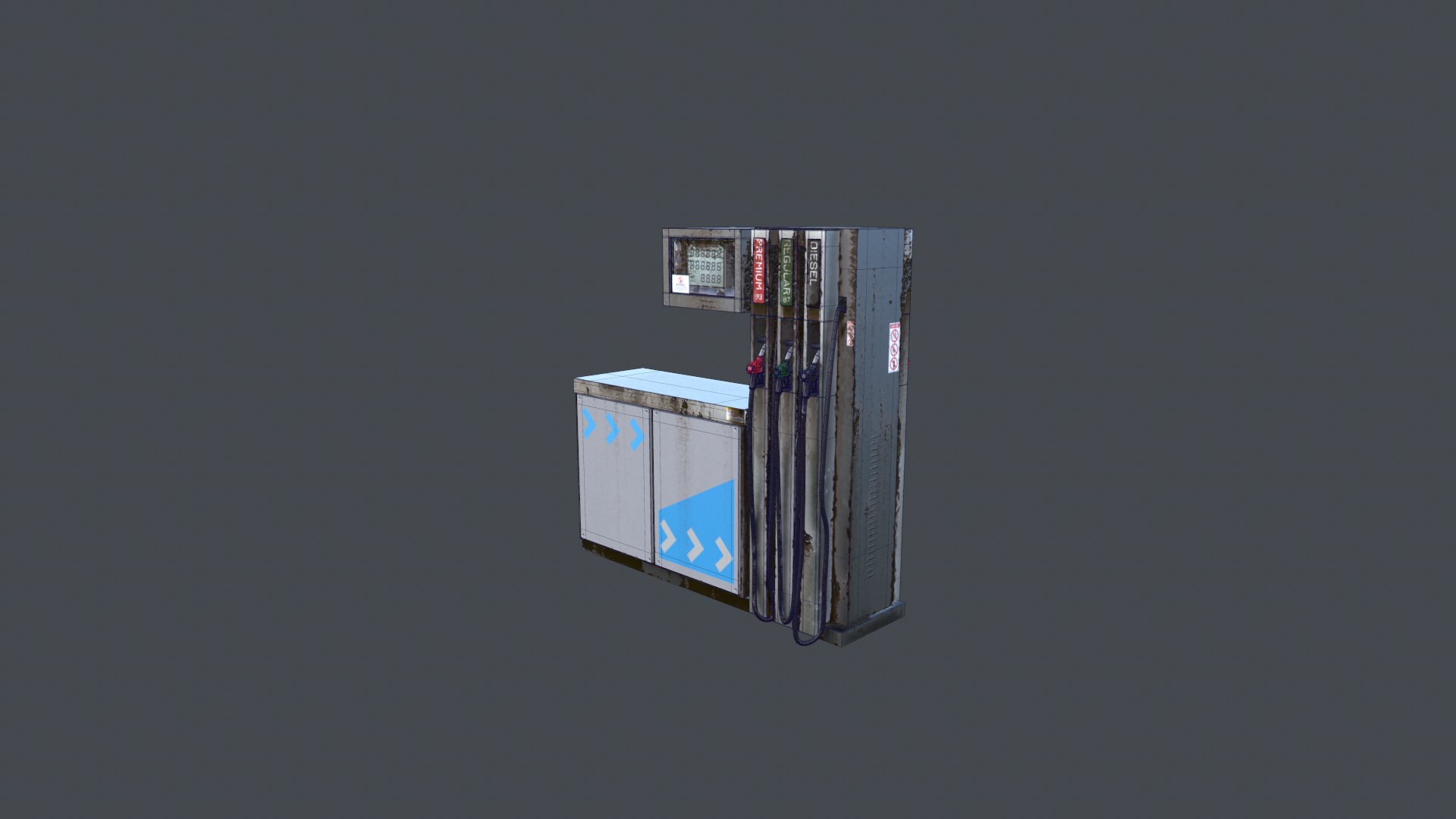 Petrol Pump 3d Model