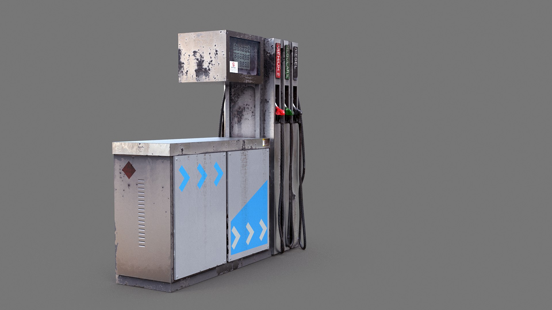 Petrol Pump 3d Model