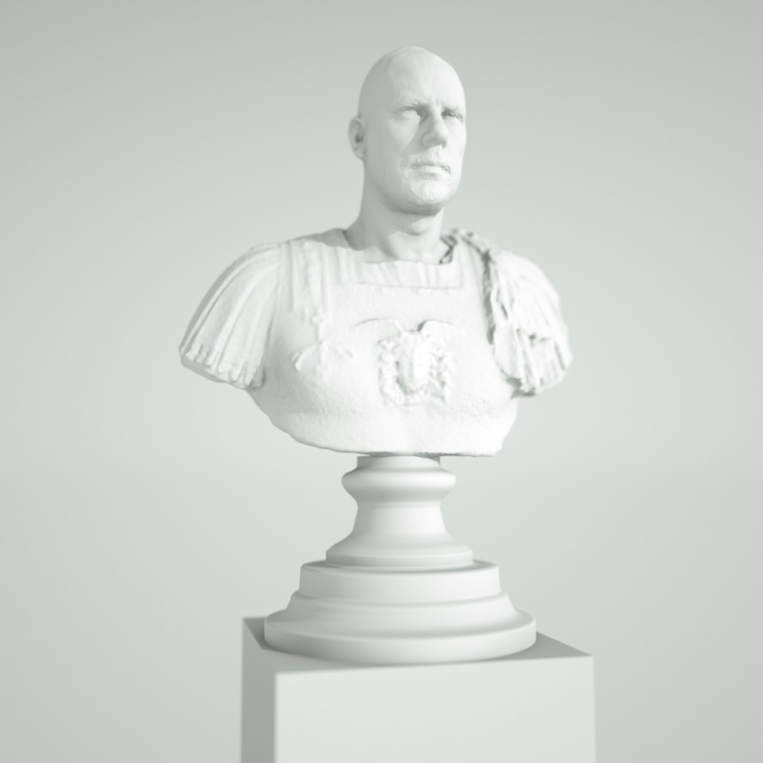 self statue 3d obj