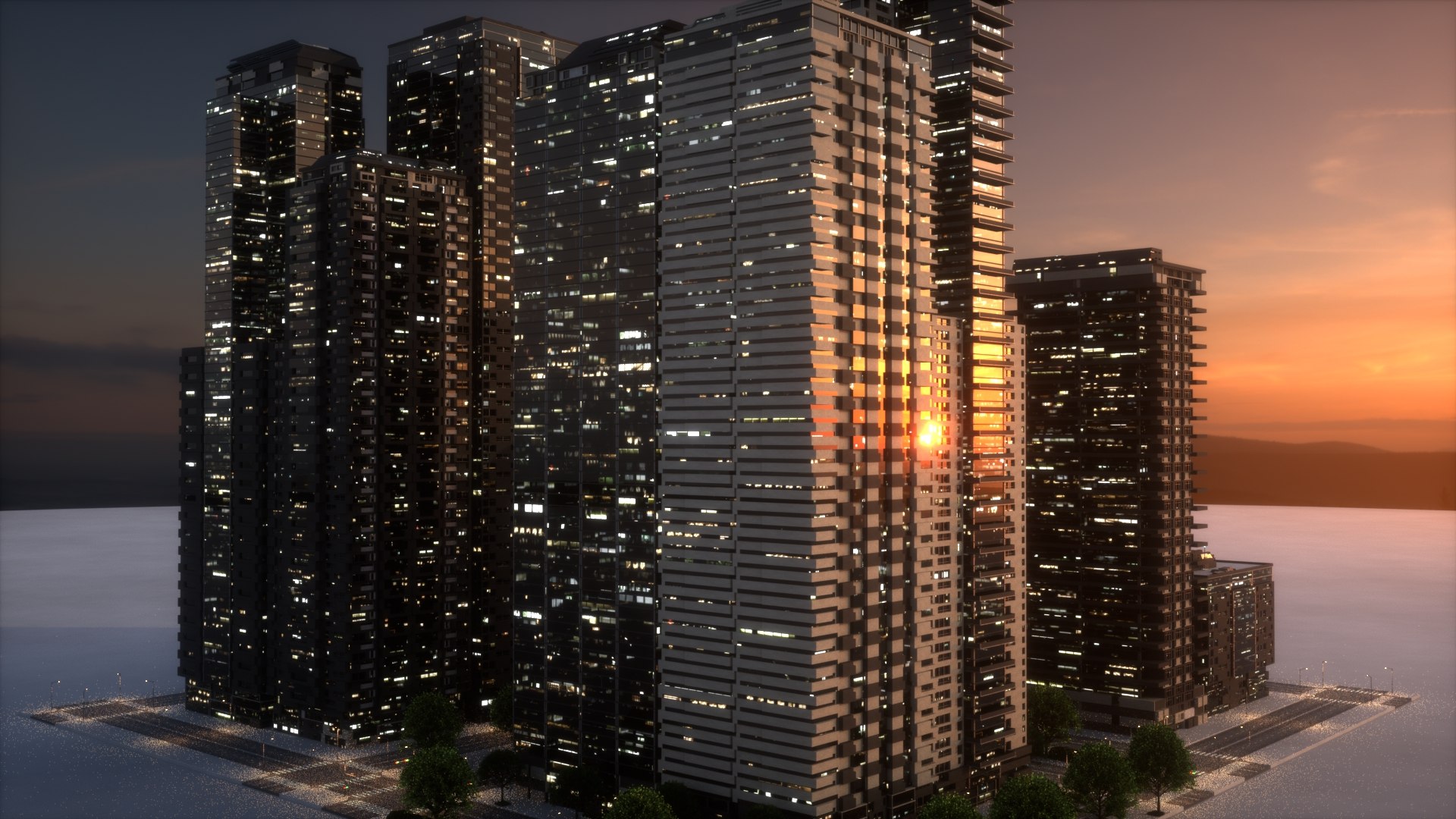 3D City Block Type B04 - TurboSquid 2092334