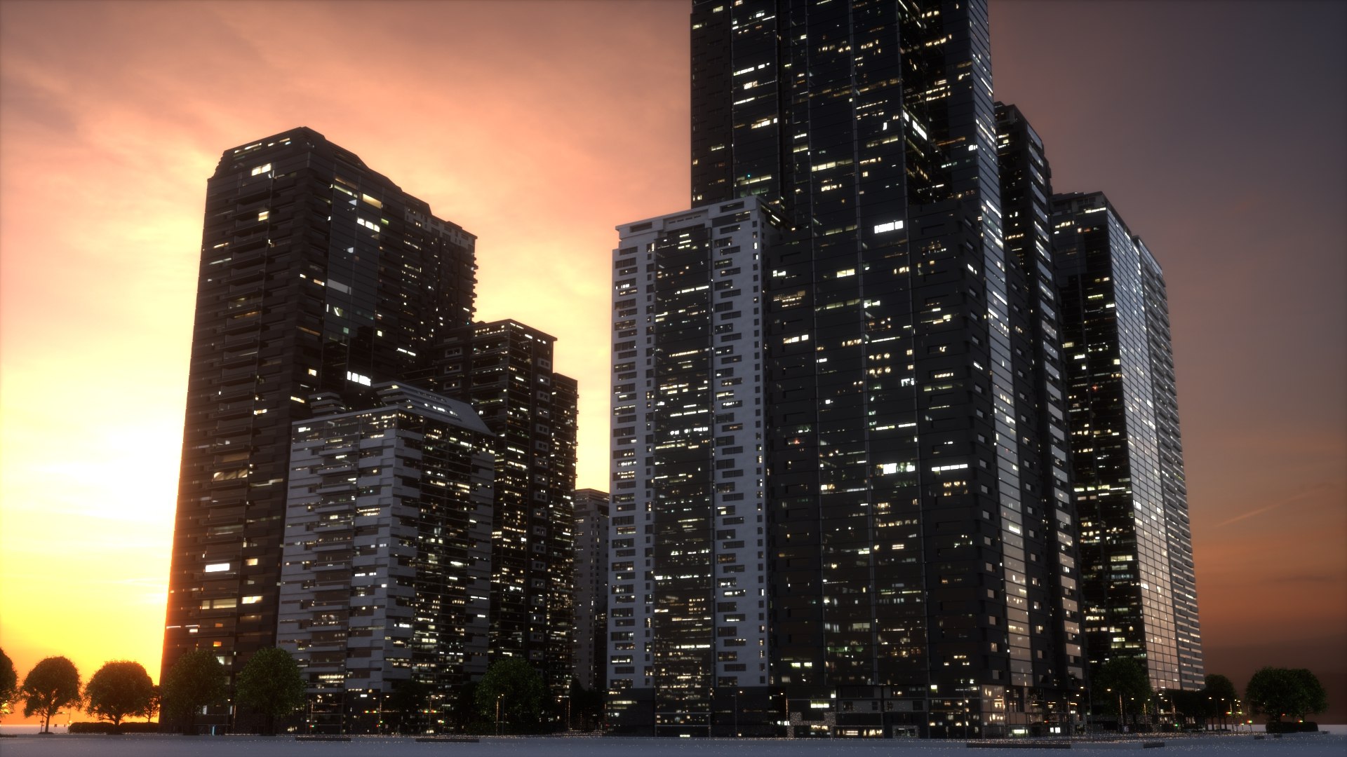 3D City Block Type B04 - TurboSquid 2092334