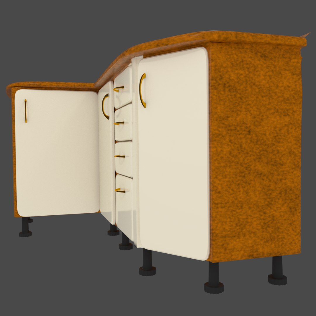 Kitchen cupboard 3D model - TurboSquid 1562650
