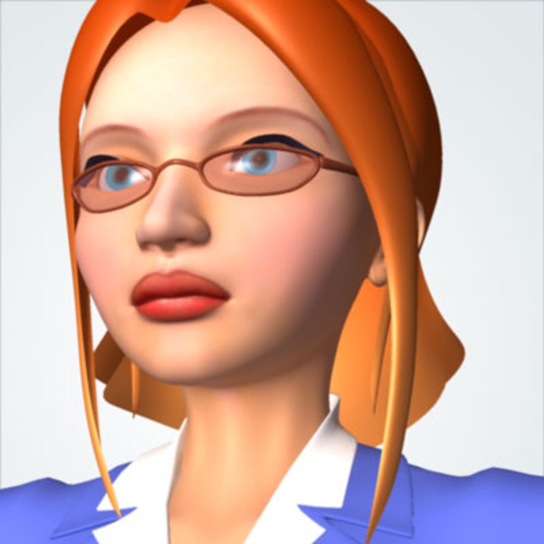 Character Human Female 3d Model