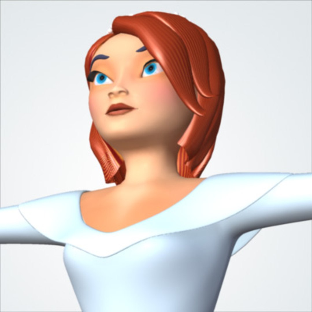 Character Human Female 3d Model
