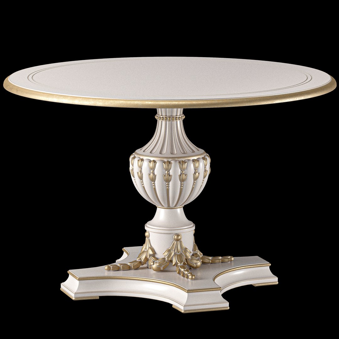 Roberto Giovannini Dining Table Art 1074 3D Model - TurboSquid 2110155