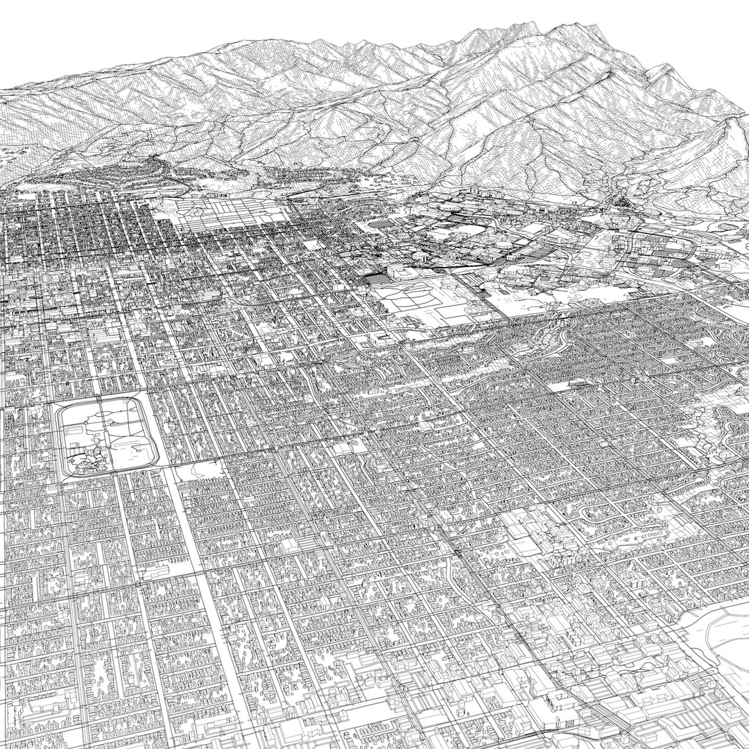 3D Model Salt Lake City Utah USA - City And Urban - TurboSquid 2391012