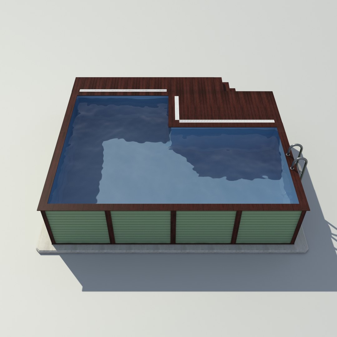 3D Gardens Pool - TurboSquid 1332660