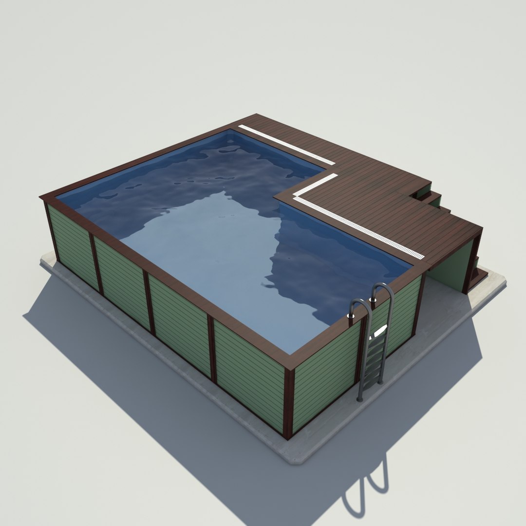 3D Gardens Pool - TurboSquid 1332660