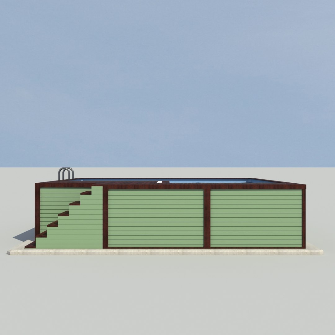 3D Gardens Pool - TurboSquid 1332660