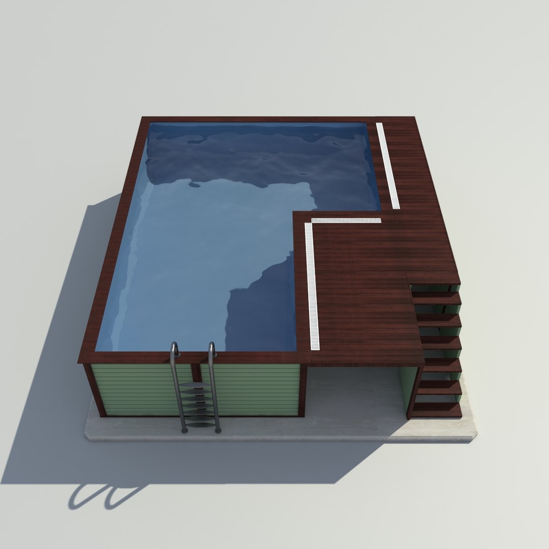3D Gardens Pool - TurboSquid 1332660