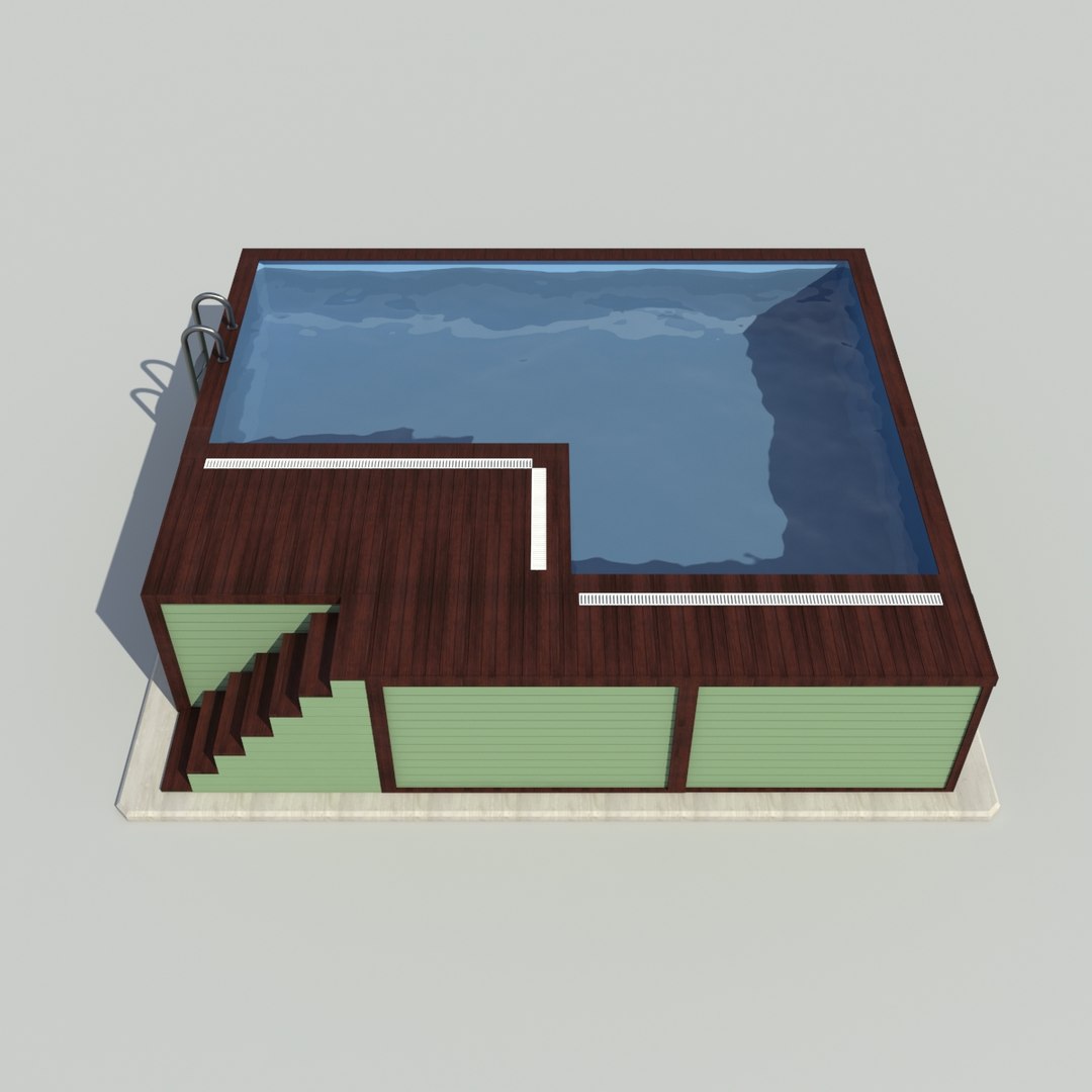 3D Gardens Pool - TurboSquid 1332660