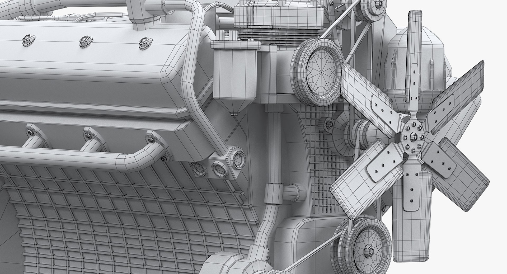 Diesel V8 Engine Yamz 3D Model - TurboSquid 1262750