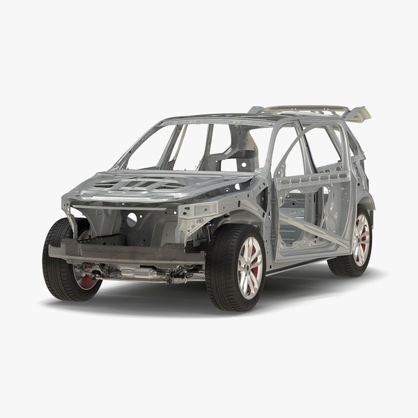 3d car frame model