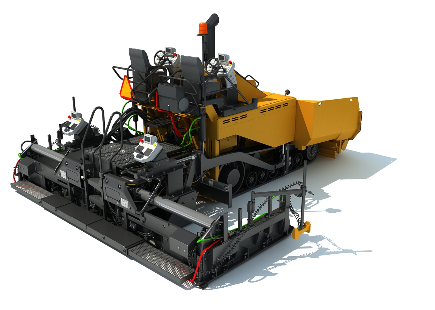 Asphalt Paver 3D Model - TurboSquid 1215198