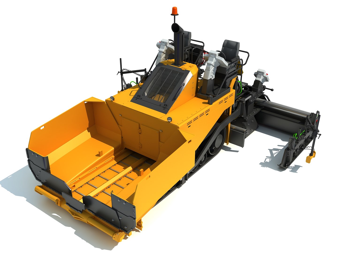 Asphalt Paver 3D Model - TurboSquid 1215198