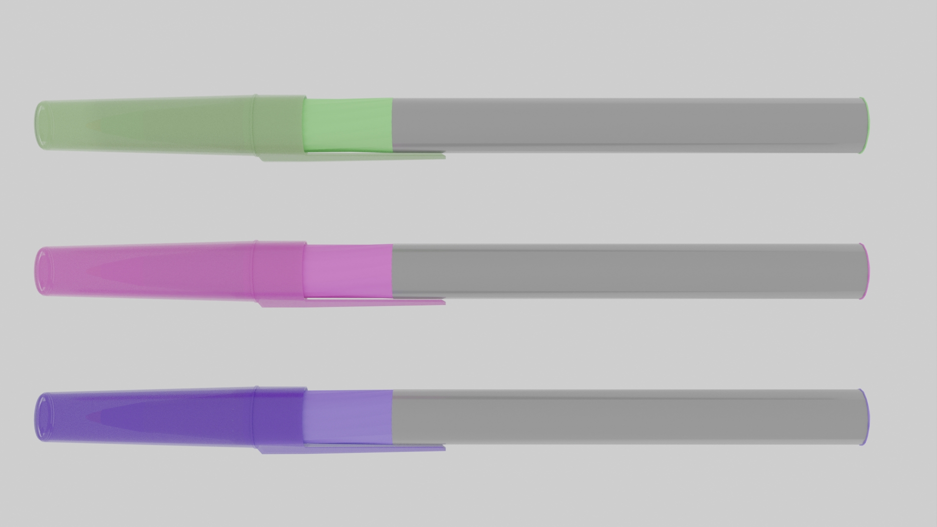 Colors pen 3D - TurboSquid 2134471