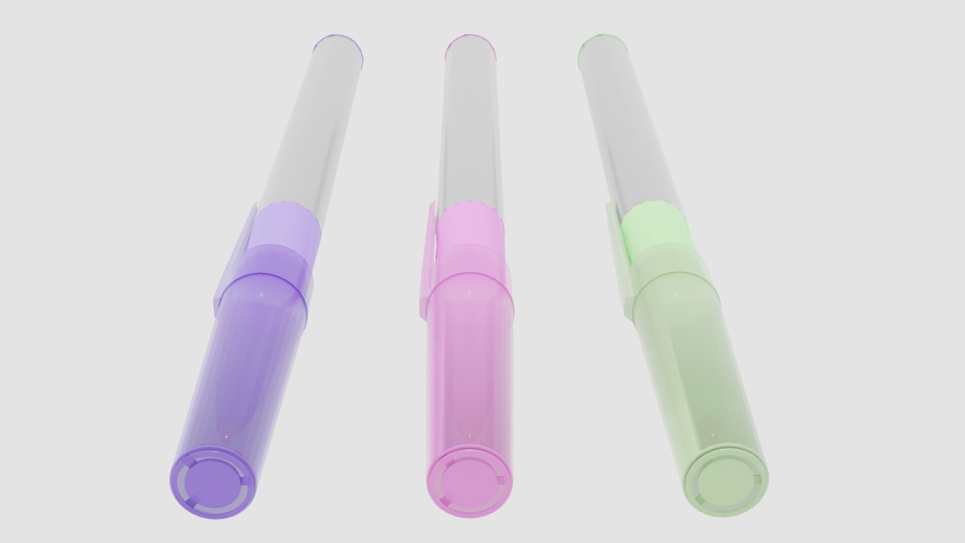 Colors pen 3D - TurboSquid 2134471