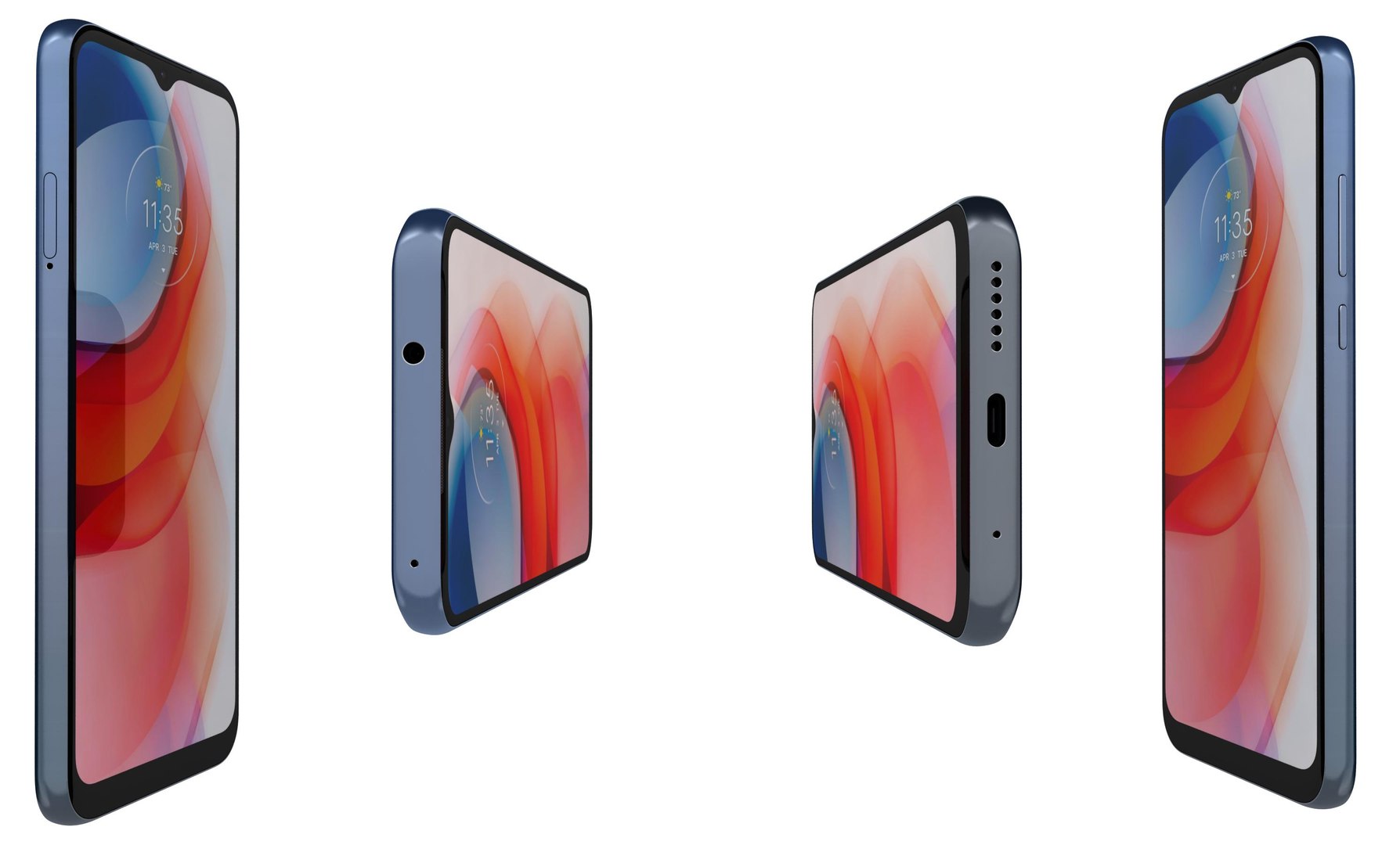Motorola Moto G Play 2021 Misty Blue 3D - TurboSquid 1767637