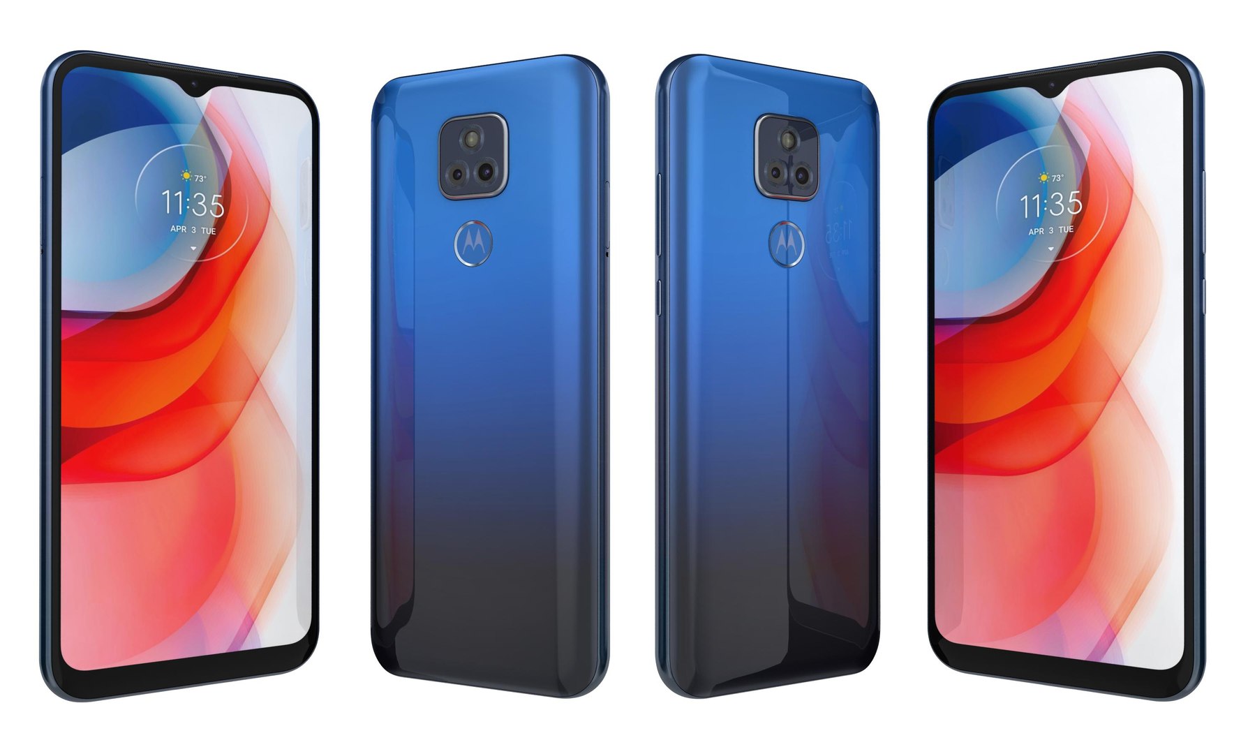 Motorola Moto G Play 2021 Misty Blue 3D - TurboSquid 1767637
