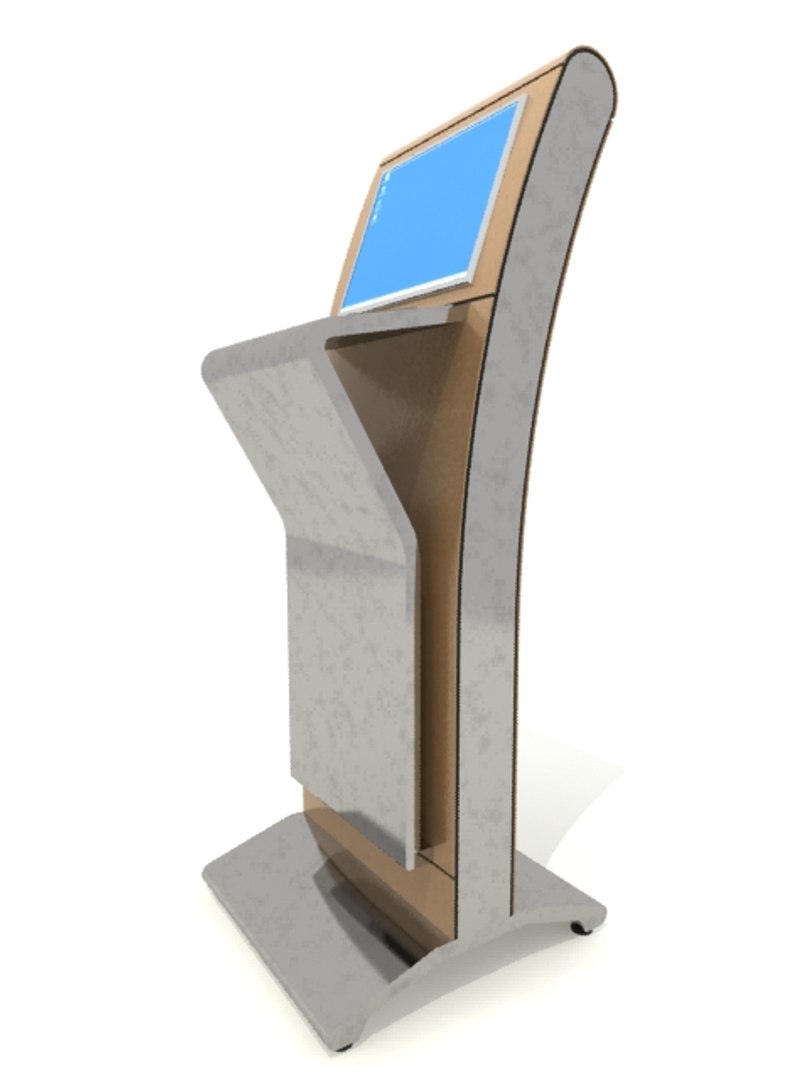 3d Model Interactive Kiosk