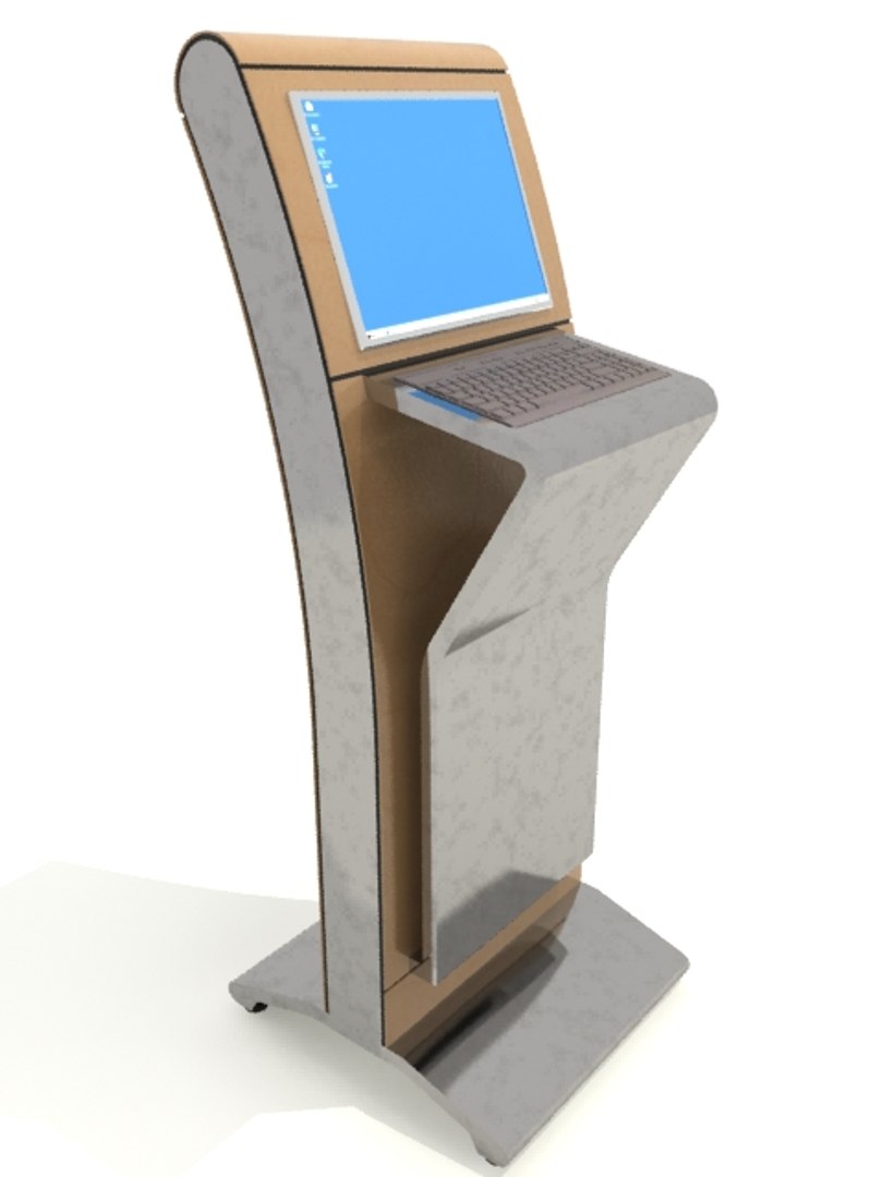 3d Model Interactive Kiosk