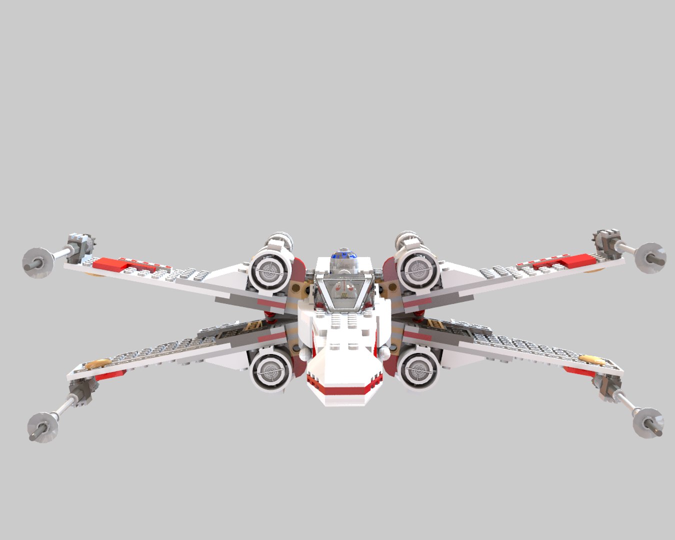 X-wing Starfighter Lego Dxf