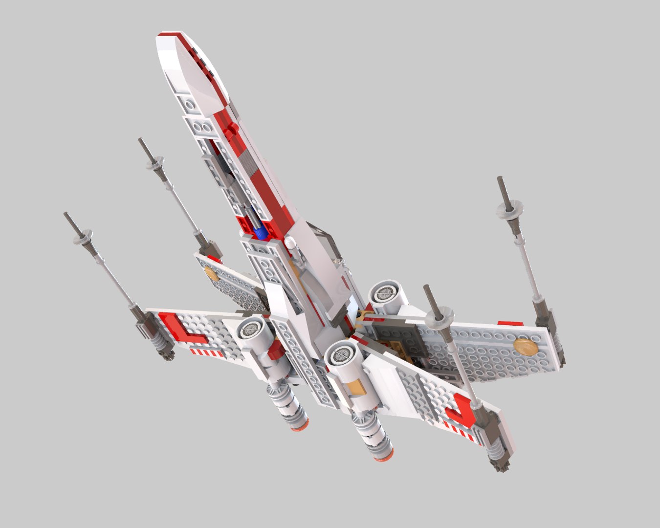 X-wing Starfighter Lego Dxf