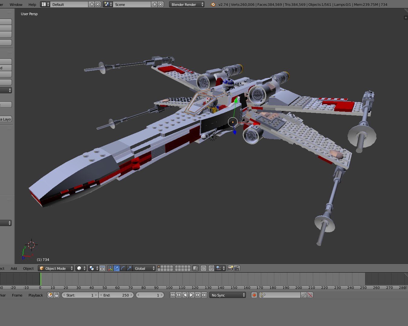 X-wing Starfighter Lego Dxf