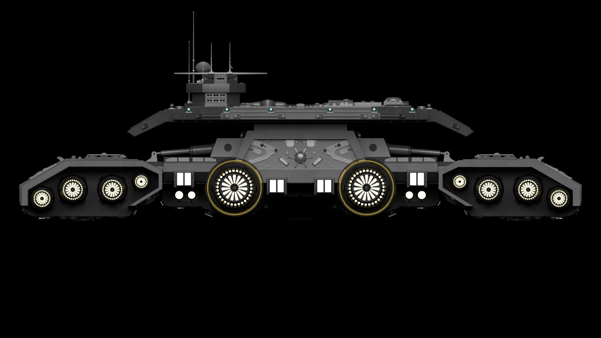 StarGate F-304 Daedalus Battlecruiser 3D Model - TurboSquid 1746868