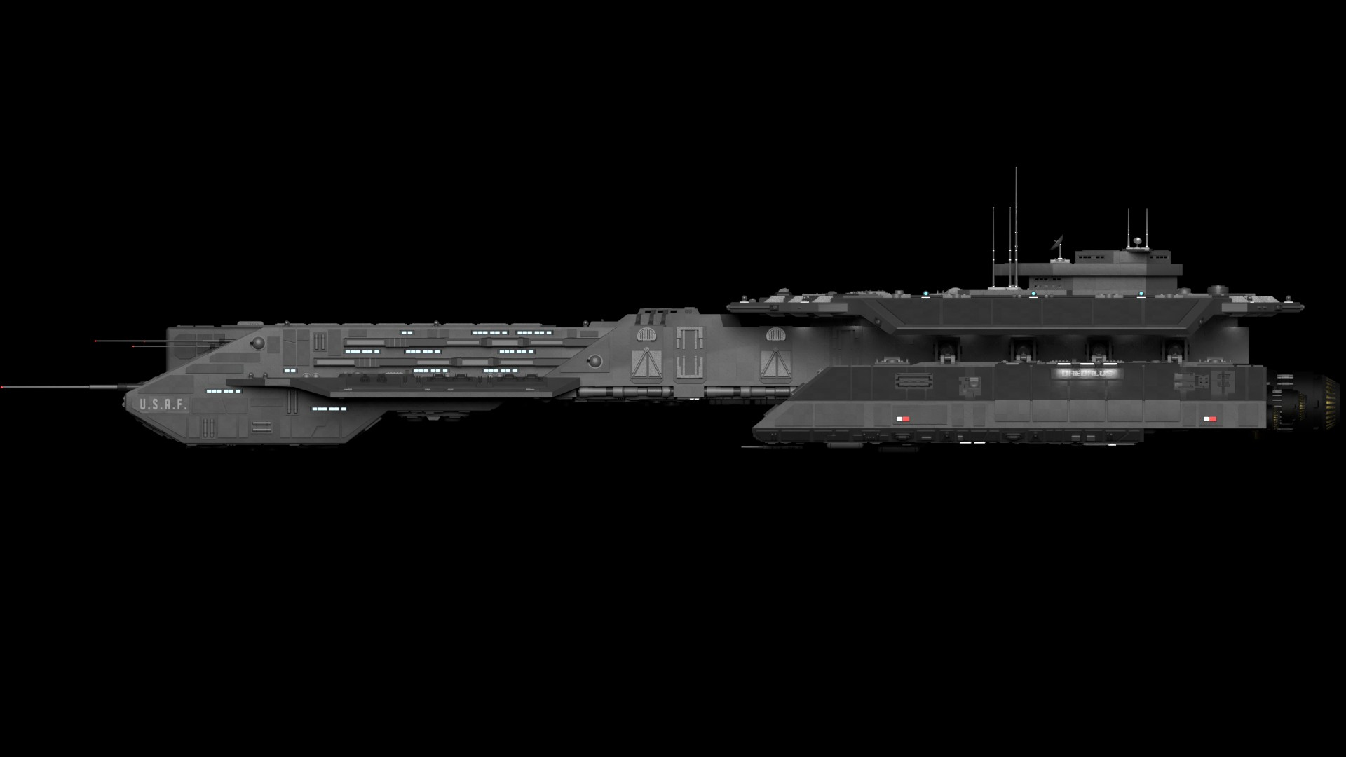 StarGate F-304 Daedalus Battlecruiser 3D model - TurboSquid 1746868