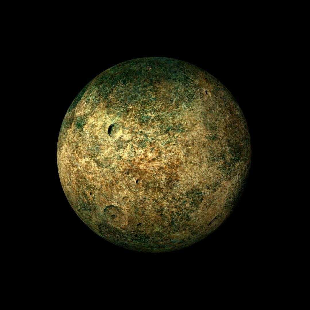 Alien Moon 3D Model - TurboSquid 1501030