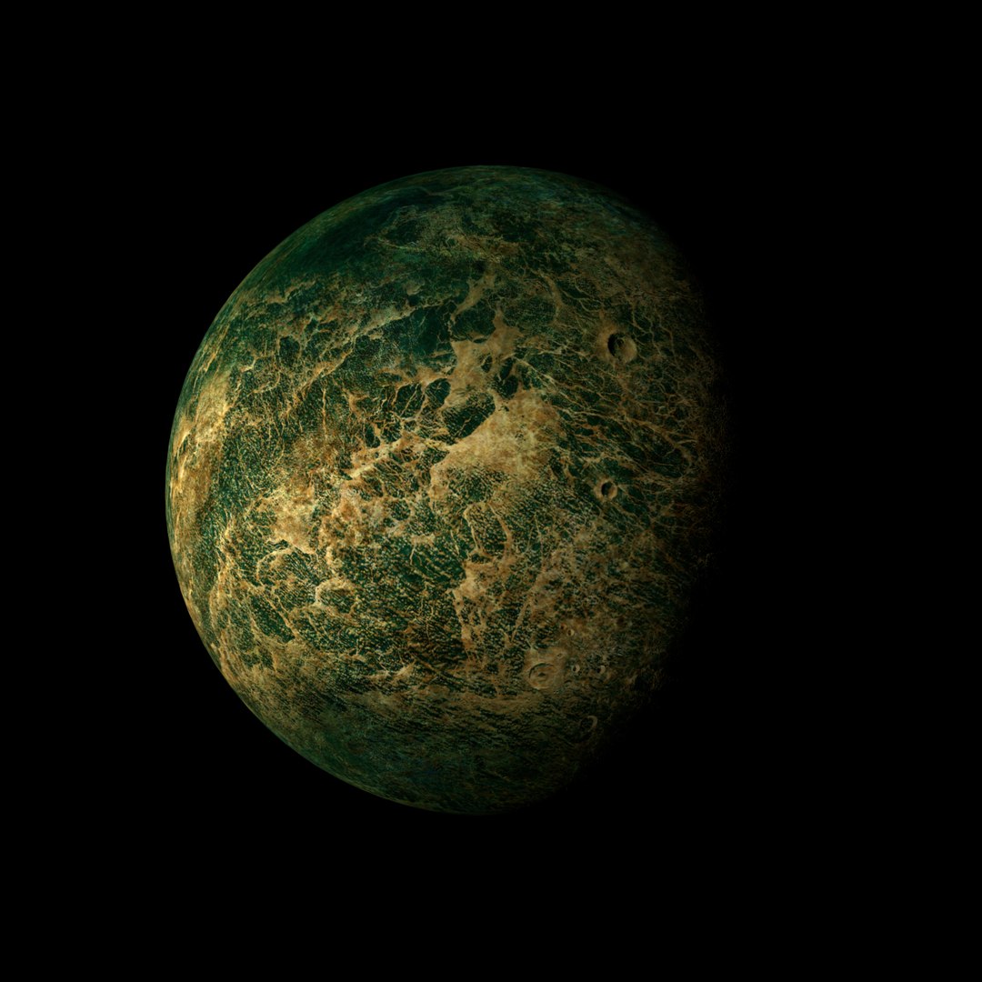 Alien Moon 3D Model - TurboSquid 1501030