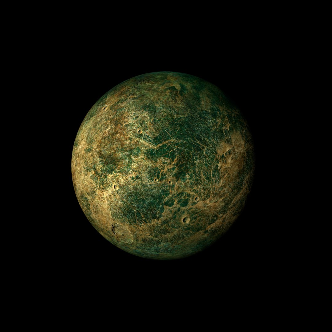 Alien Moon 3D Model - TurboSquid 1501030