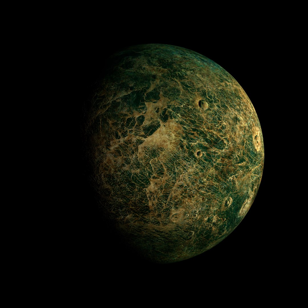 Alien Moon 3D Model - TurboSquid 1501030