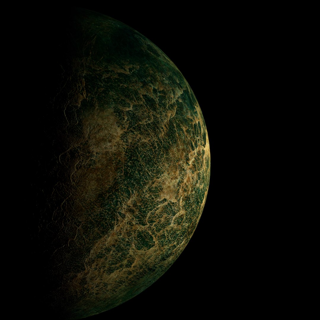 Alien Moon 3D Model - TurboSquid 1501030