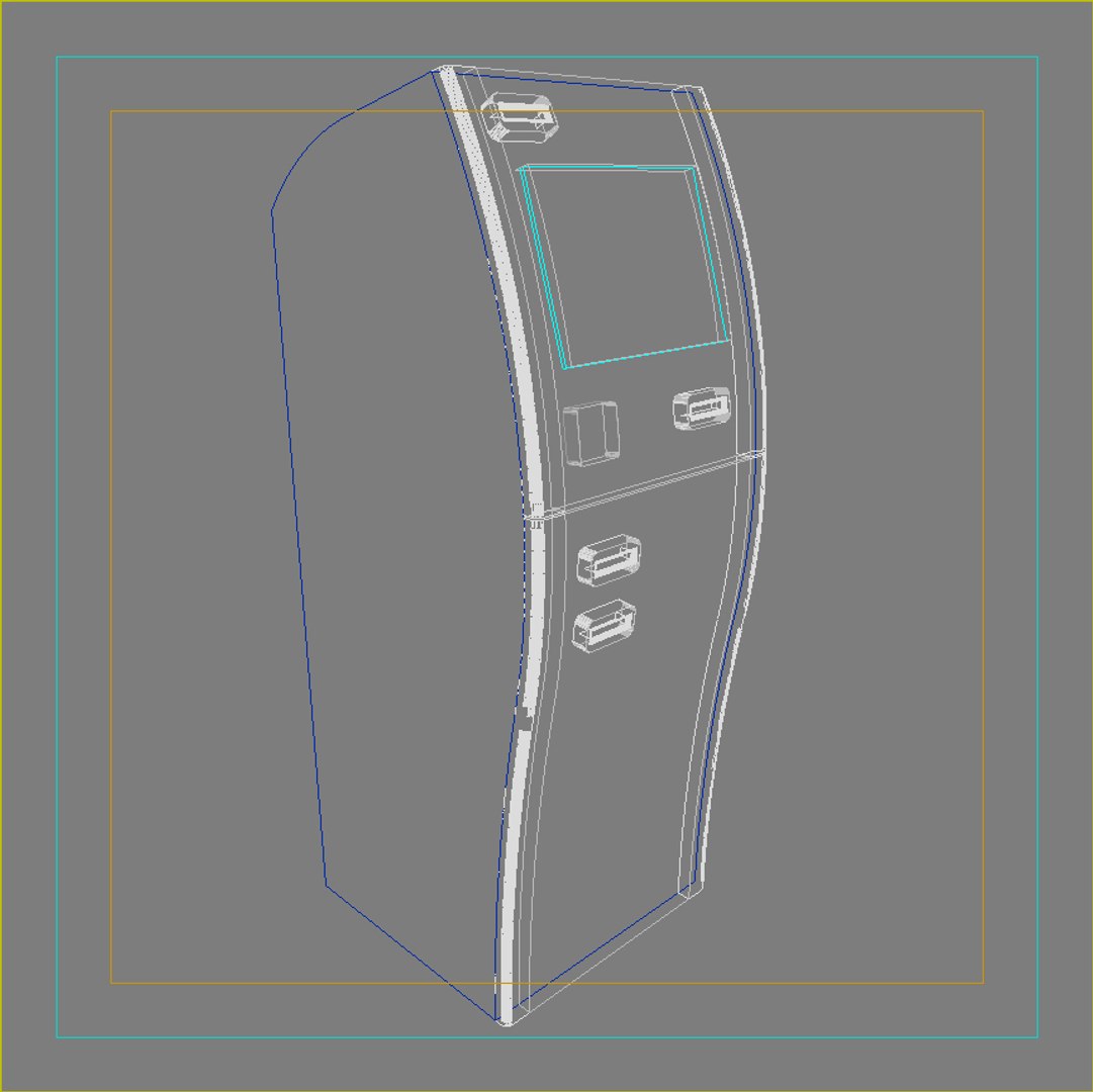 3d Model Self Service Kiosk