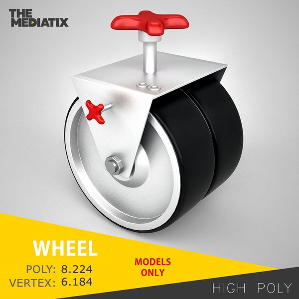 3d industrial whell model