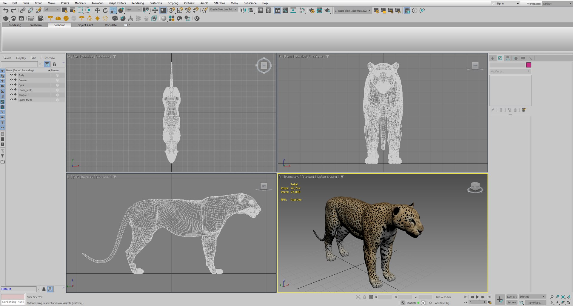 LeopardUnityPackage 3D Model - TurboSquid 2267759