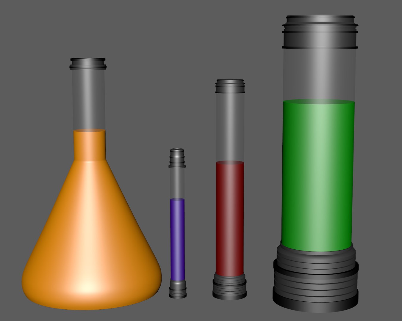 Lab Cups Chemistry 3D Model - TurboSquid 1259735