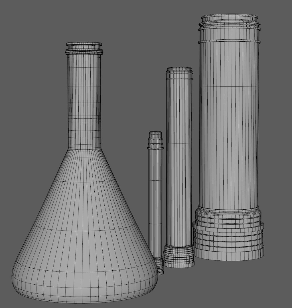 Lab Cups Chemistry 3D Model - TurboSquid 1259735