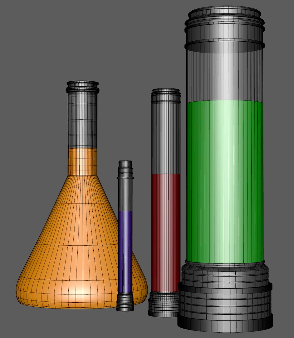 Lab Cups Chemistry 3D Model - TurboSquid 1259735