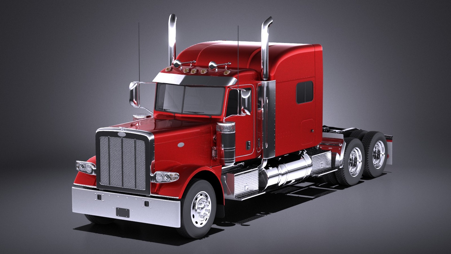 3D Cab 2017 Sleeper Model - TurboSquid 1205130