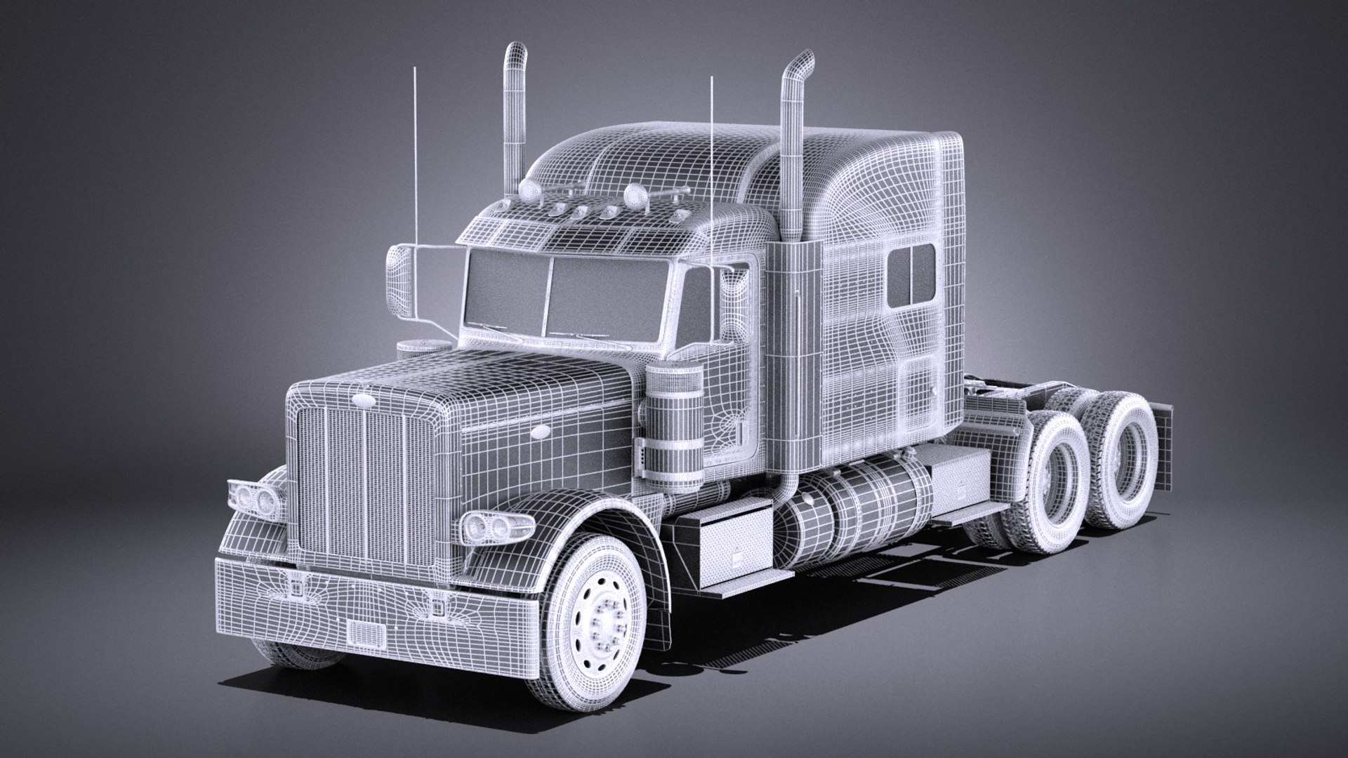 3D Cab 2017 Sleeper Model - TurboSquid 1205130