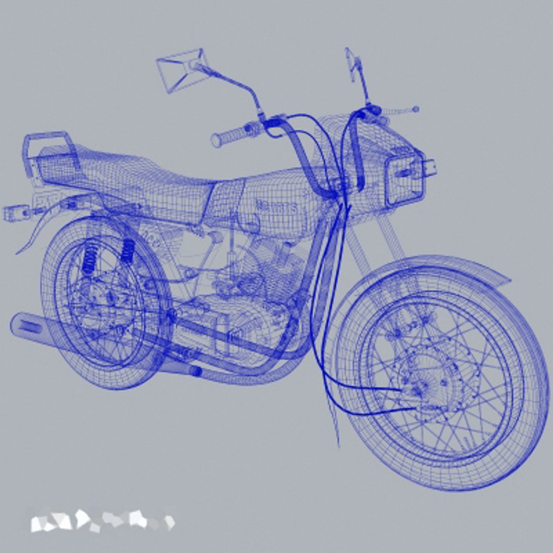 motorcycle 3d model