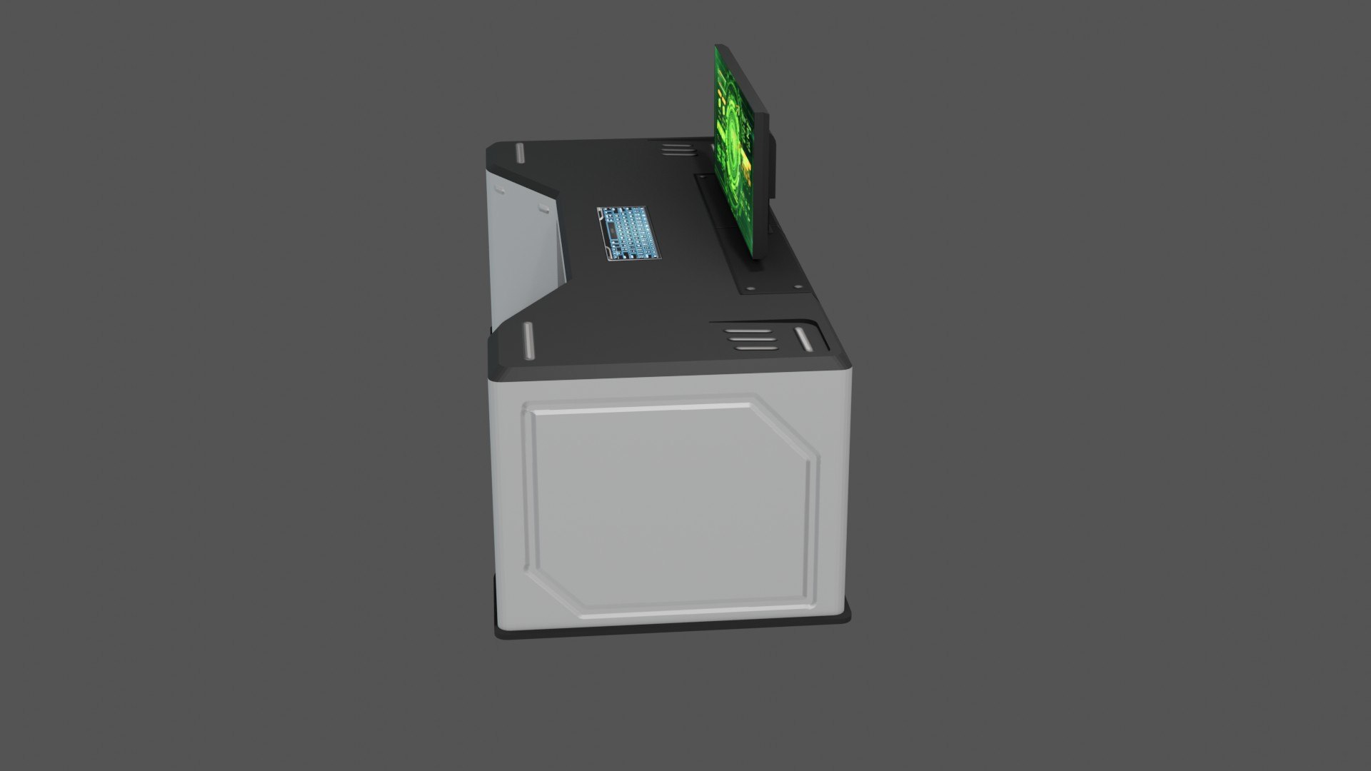 Sci-Fi Lab Table - Low Poly - PBR - Game Ready 3D Model - TurboSquid ...