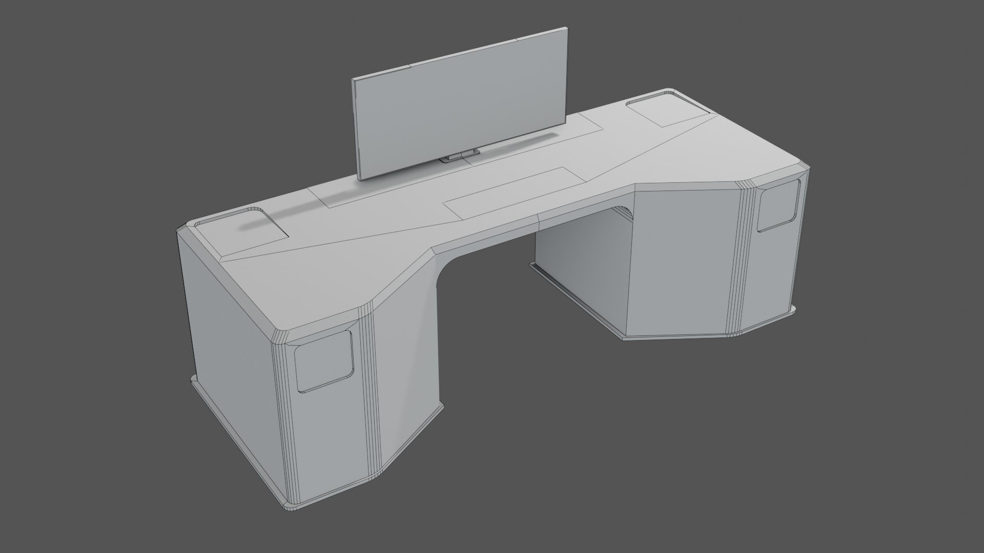 Sci-Fi Lab Table - Low Poly - PBR - Game Ready 3D Model - TurboSquid ...