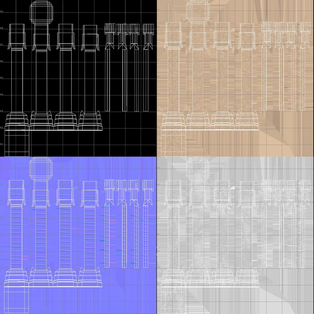 Column Unity 3d Model