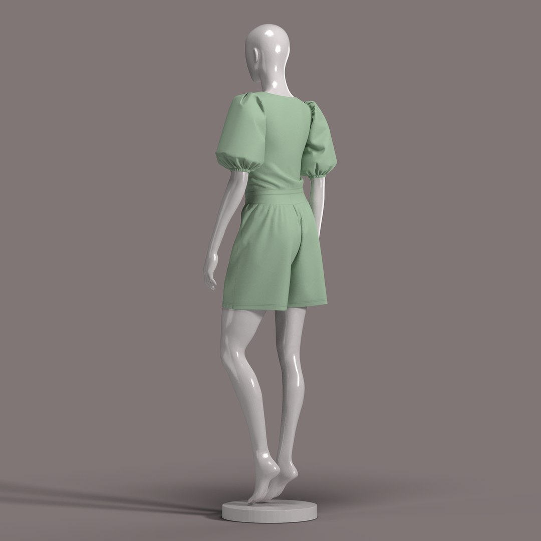 Women Jumpsuit Romper Clo3d Marvelous Designer Digital Clothing 3D ...