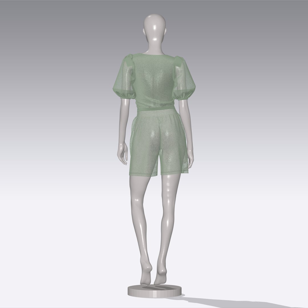 Women Jumpsuit Romper Clo3d Marvelous Designer Digital Clothing 3D ...